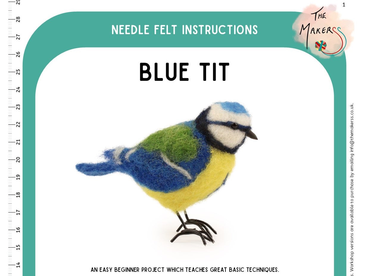 Blue Tit Instructions PDF – The Makerss