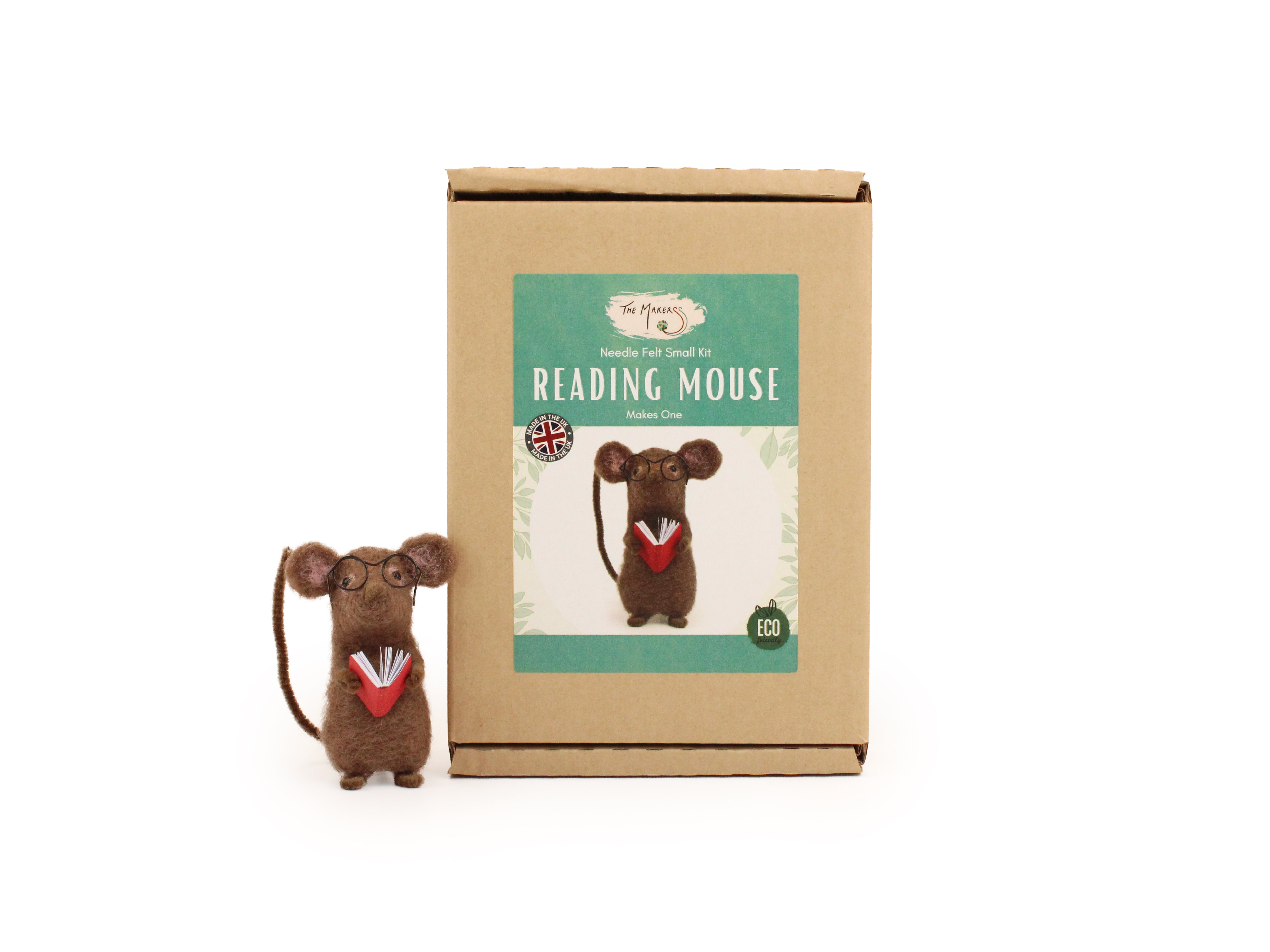 Reading Mouse Needle Felt Kit – The Makerss