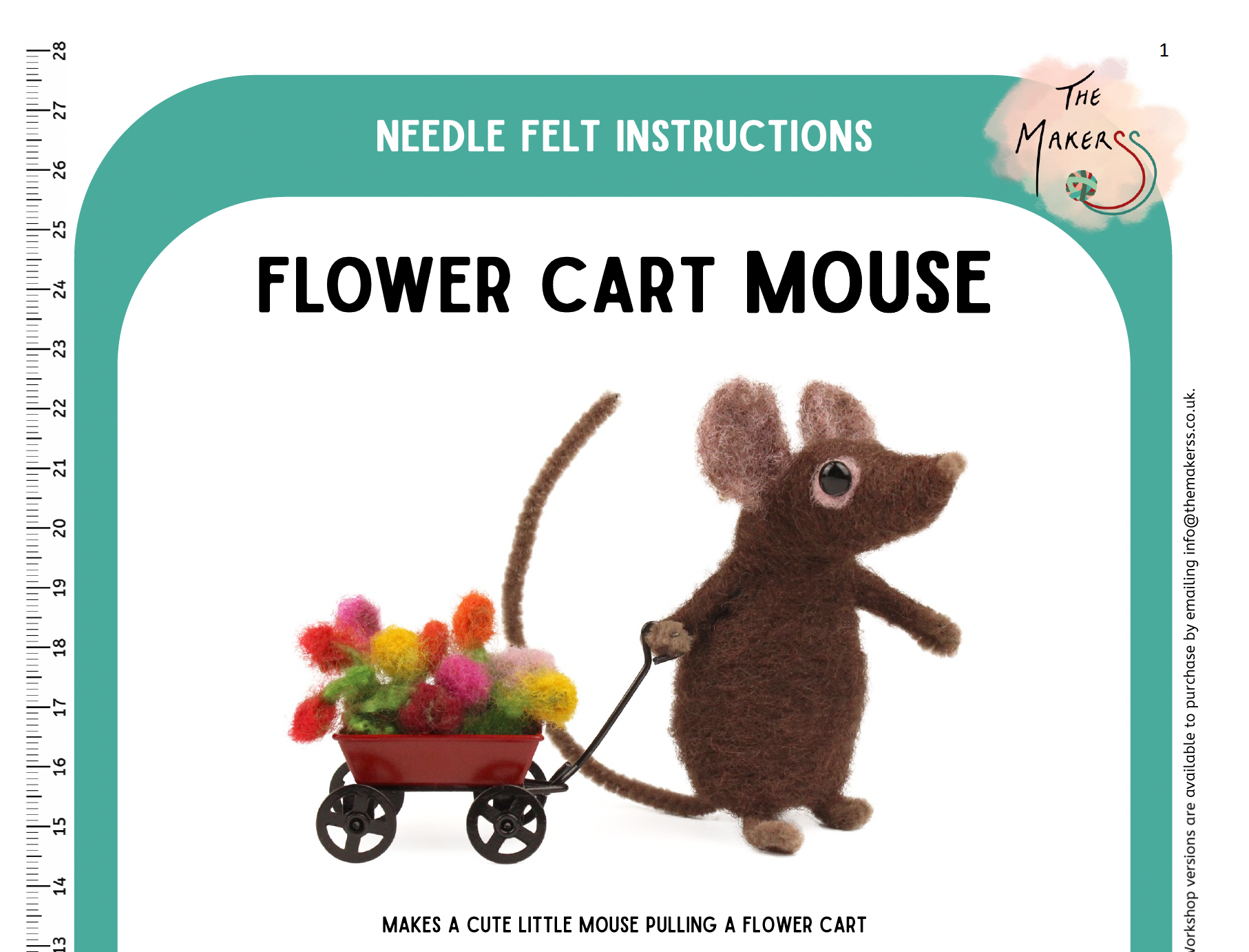 Flower Cart Mouse Instructions PDF – The Makerss
