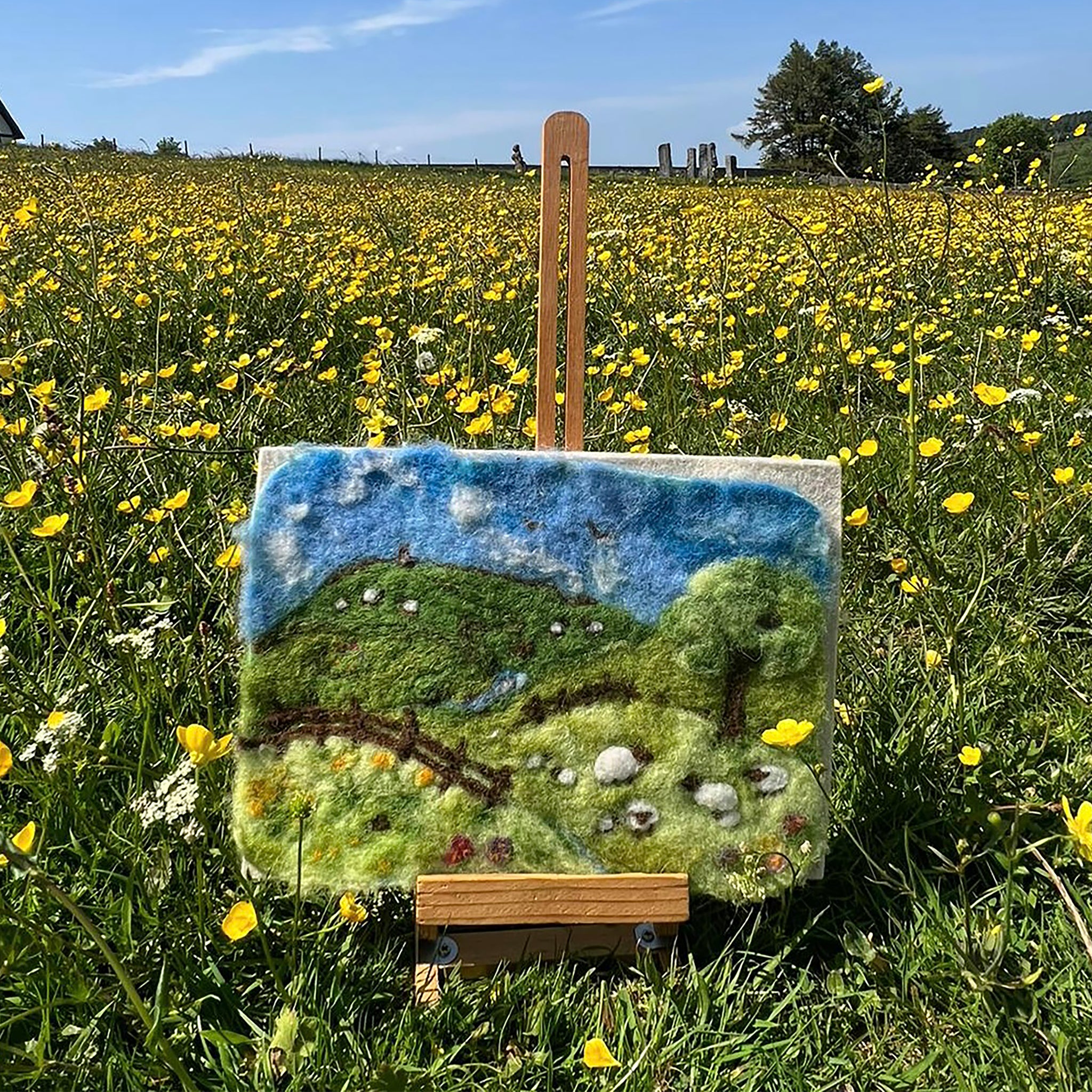 Warm Landscape Needle Felt Kit – The Makerss