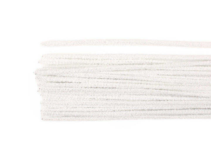 White Extra Strong Pipe Cleaners | The Makerss