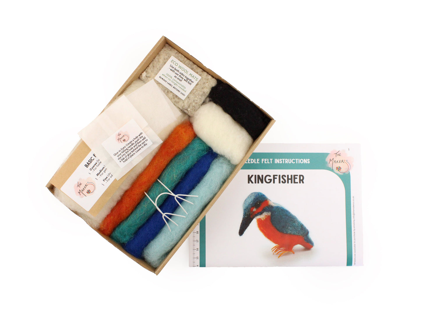 Kingfisher Small Needle Felt Kit – The Makerss