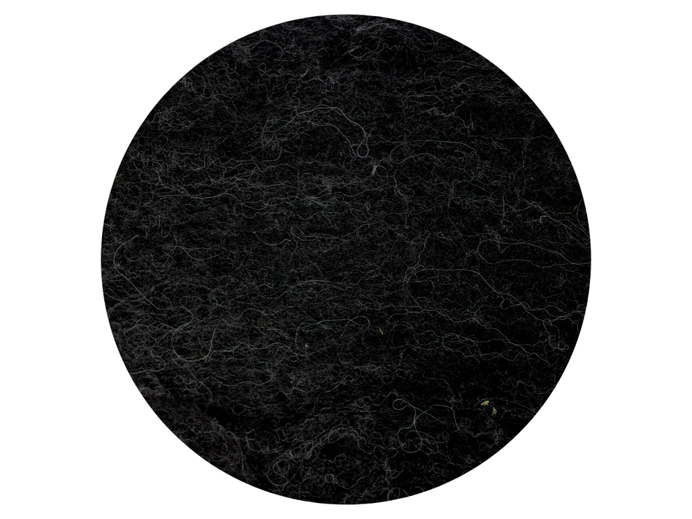 Natural Black - variegated and textured carded wool slivers - various ...