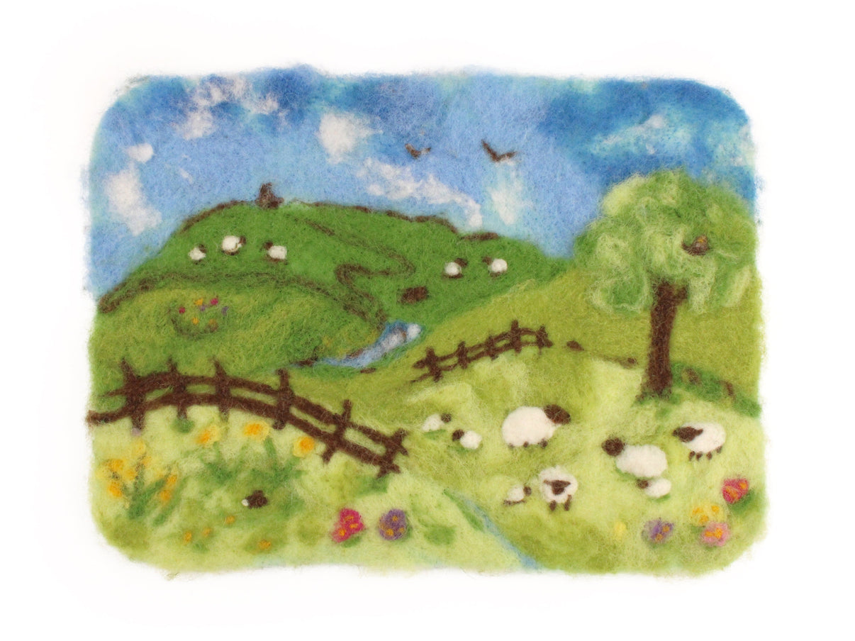 Warm Landscape Needle Felt Kit – The Makerss